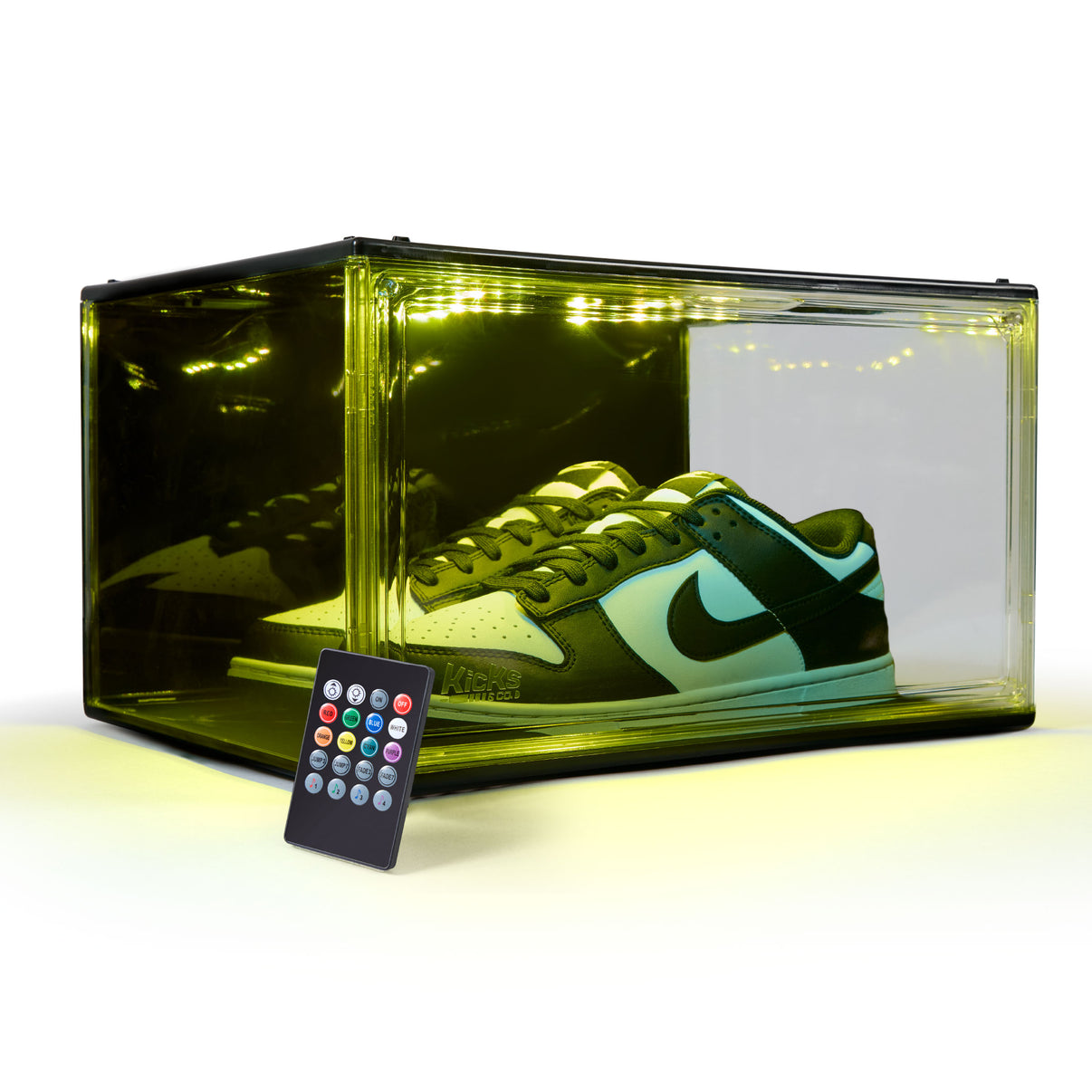 Kicks & Co Shoe Display Box XL with LED Lighting, remote control, USB ...